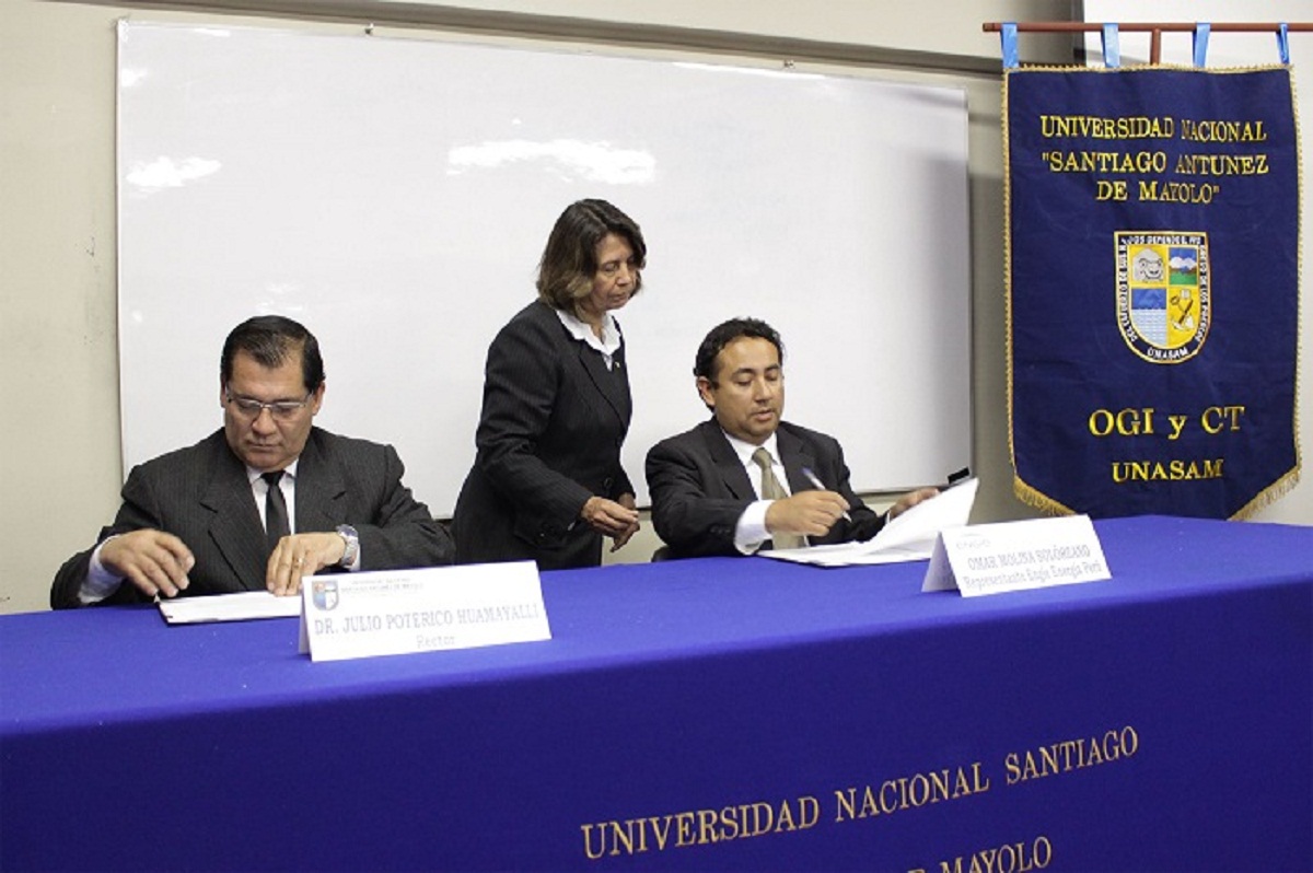 UNASAM firma convenio con Engie Energía Perú - Ancash Noticias Ancash ...