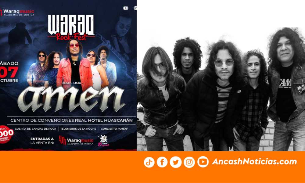 Waraq Rock Fest en Huaraz: Amén y jóvenes talentos del rock en una ...